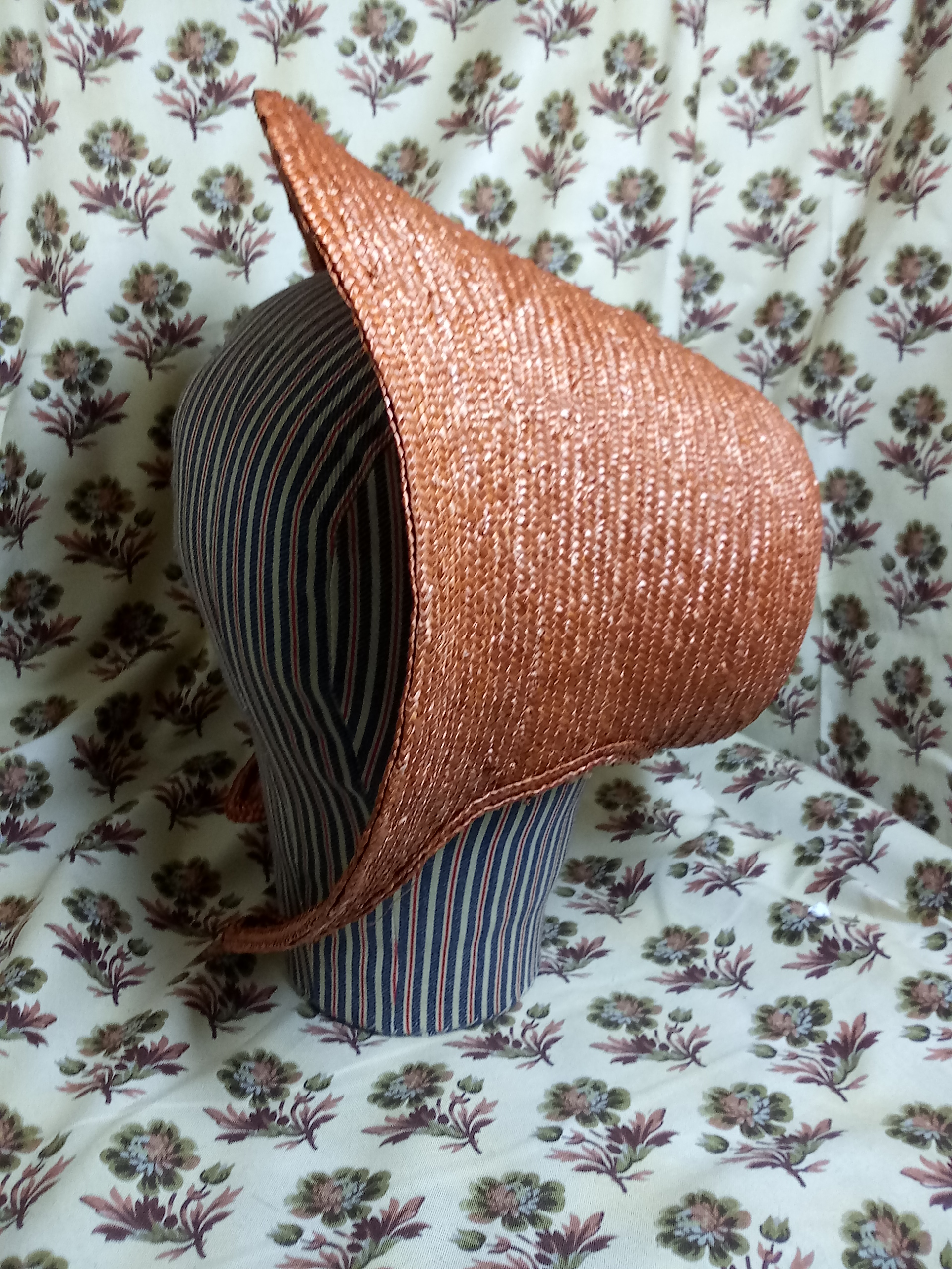 Finishing a Straw Bonnet | If I Had My Own Blue Box: