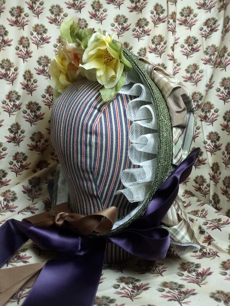 Finishing a Straw Bonnet | If I Had My Own Blue Box: