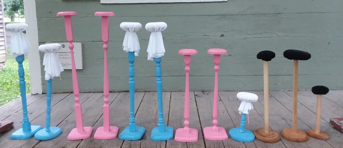 How I Make Hat Stands (or Bonnet Stands) | If I Had My Own Blue Box: